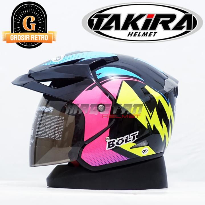 HELM DEWASA SNI PRIA/WANITA "HELM TAKIRA MOTIF" | Lazada Indonesia