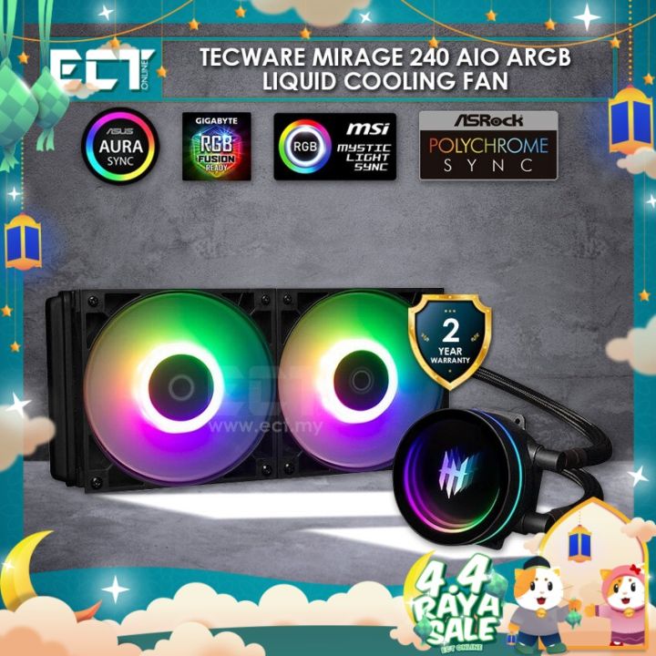 Tecware Mirage 240 AIO ARGB Liquid Cooling Fan | Lazada