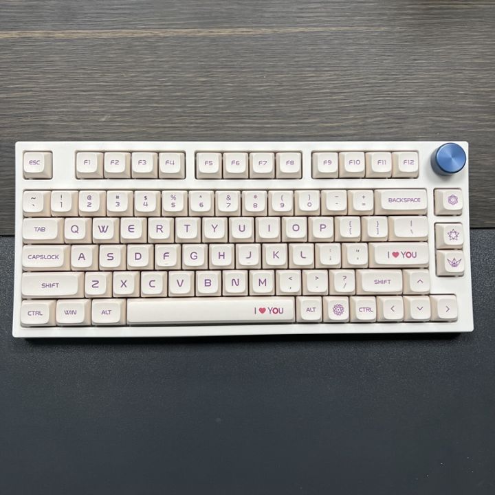 【Keycap Only】Minimalist White Milk Purple Keycap 132 Keys XDA Profile ...