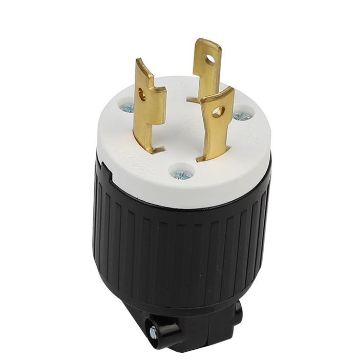L6-30P US Standard Industrial Level Self-Spinning Plugs NEMA 30A 250V ...