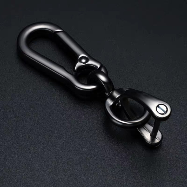 Paynee MacMillanj AOZBZ Car Keychain Simple Strong Carabiner Shape ...
