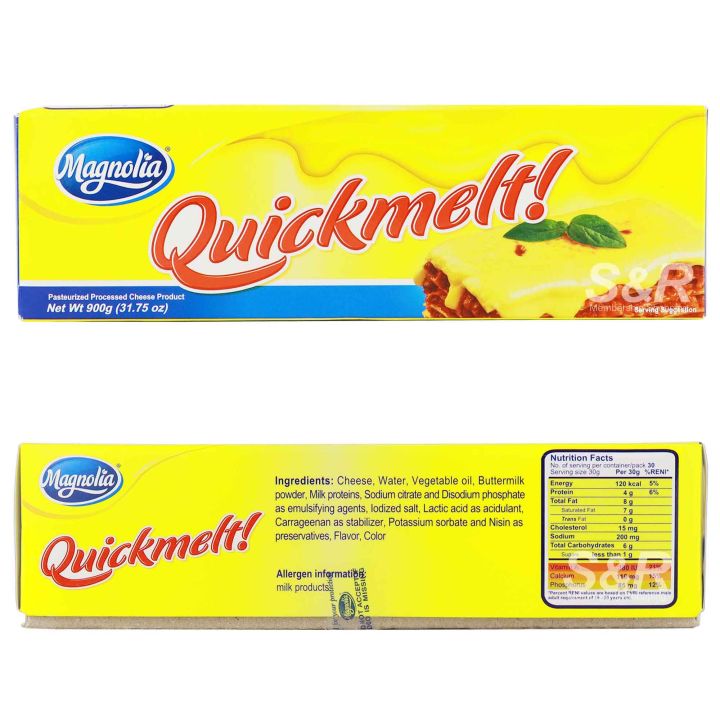 Magnolia Quickmelt Pasteurized Processed Cheese 900g | Lazada PH