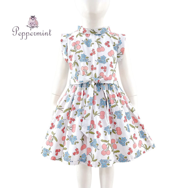 Peppermint Kids Wonderland Dress (White/Fruits) | Lazada PH