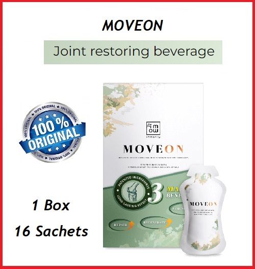 现货有盒 Have Box Moveon 关节灵 Original正品 (1Box x 16 Sachet) NO QR Code ...