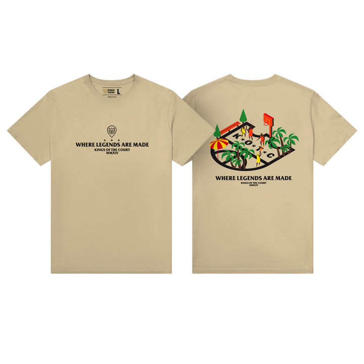 KOTC Where Legends are Made - Premium 6-Color Shirt in Soy (Cream ...