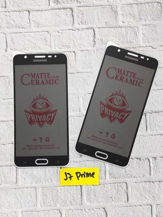 CERAMIC MATTE SPY SAMSUNG GALAXY J7 PRIME - ANTI GORES CERAMIC ANTI ...