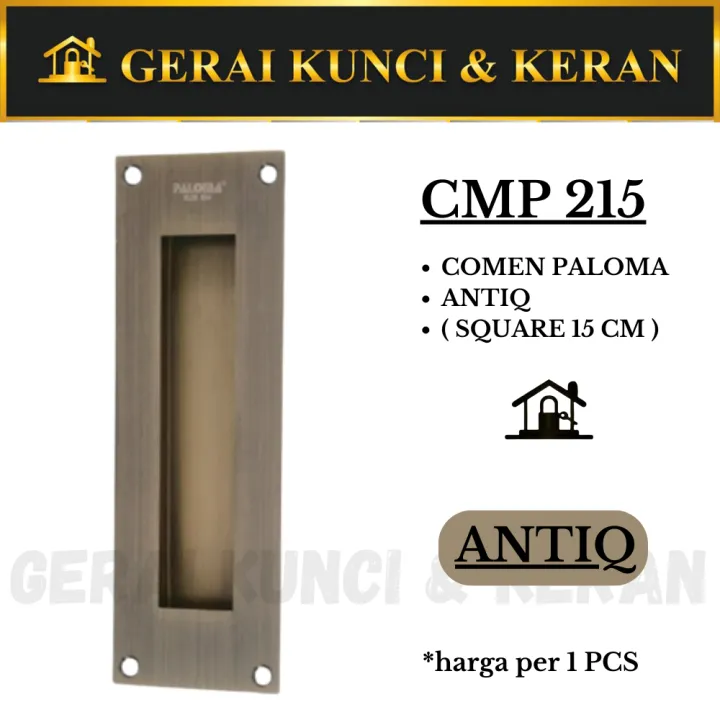 PALOMA CMP 215 Handle Pintu Sliding SQ 15cm | Comen Flush Tanam Geser | Lazada Indonesia