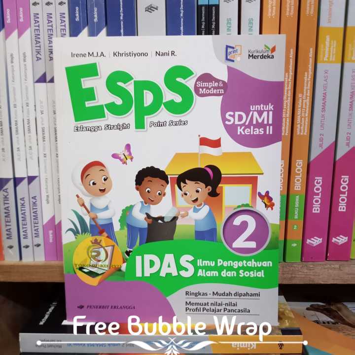 ESPS IPAS Kelas 2 SD Kurikulum Merdeka Erlangga | Lazada Indonesia