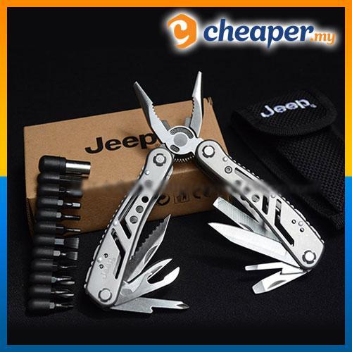 ⭐LOCAL STOCK⭐Stainless Steel Ultimate Jeep Multi Purpose Tool Set with 20 functions | Lazada