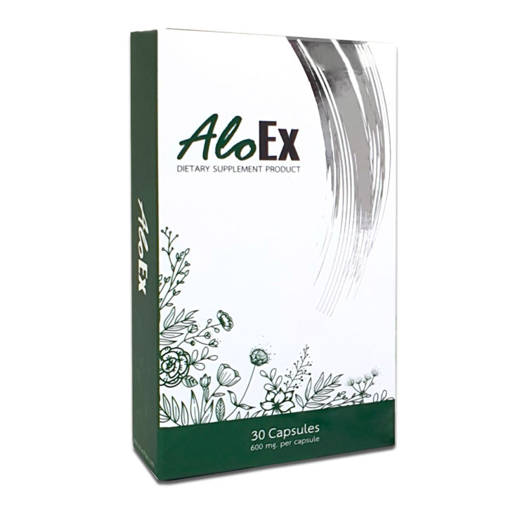 ALOEX อโลเอ็กซ์ ผลิตภัณฑ์เสริมอาหาร 30แคปซูล | Lazada.co.th