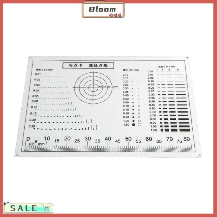 Follow Get New[Bloom Z] Gauge Point Gauge Transparent Film Stain Card Comparison Card Stain ...