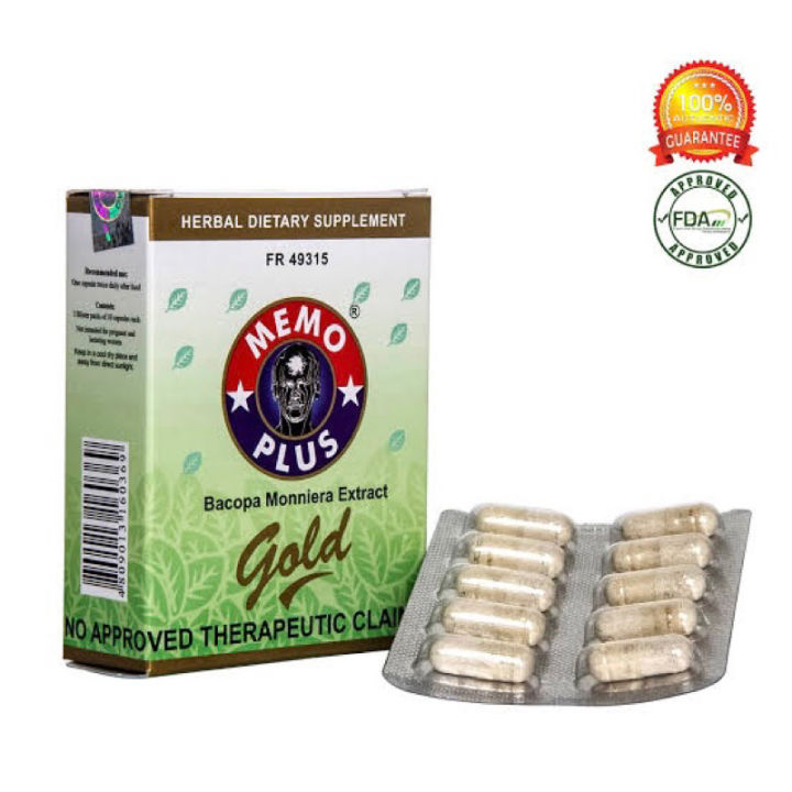 COD MEMO PLUS GOLD (30 Capsules) | Lazada PH