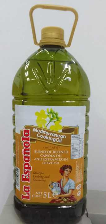 LA ESPANOLA BLENDED EXTRA VIRGIN OLIVE OIL 5LTR (HALAL). | Lazada Singapore