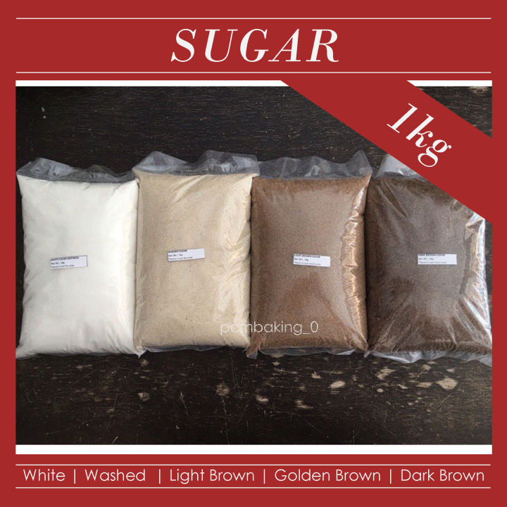 Sugar White Washed Light Brown Dark Brown 1kg | Lazada PH