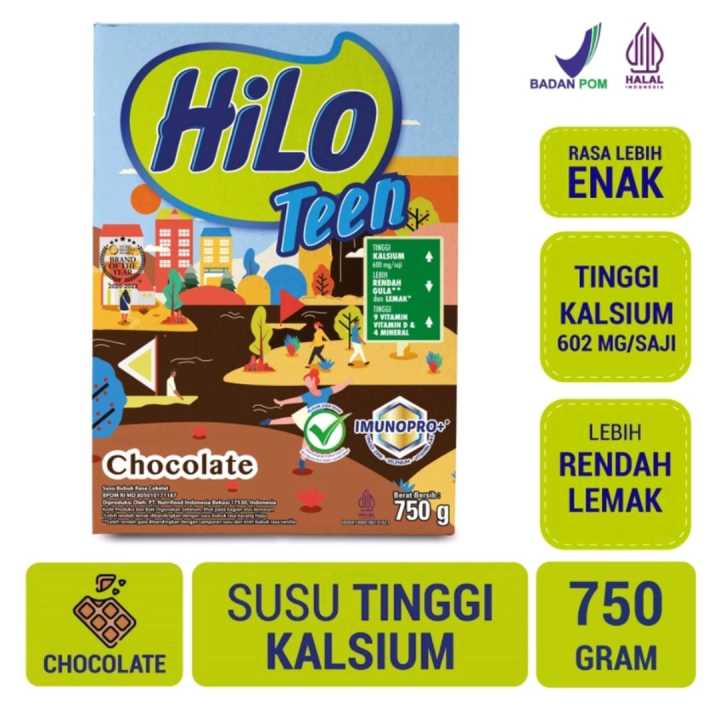 Hilo Teen Chocolate 750gr | Susu Tinggi Kalsium | Lazada Indonesia