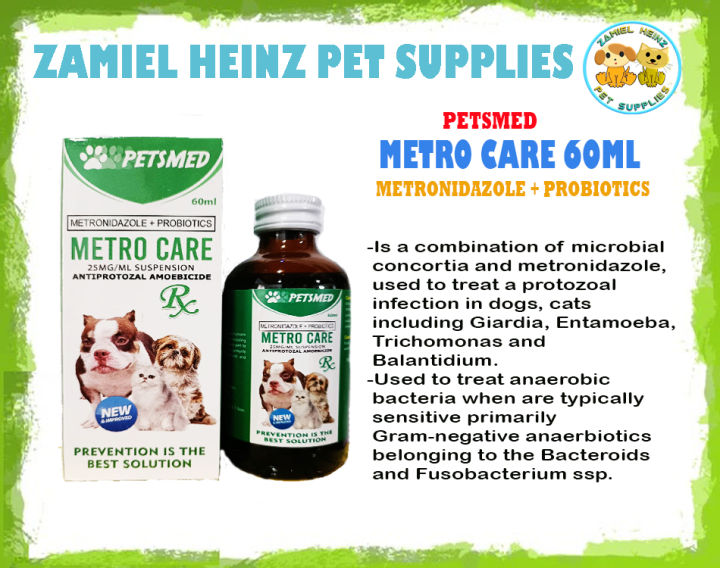 PETSMED Metronidazole + Probiotics - METRO CARE 60ml | Lazada PH