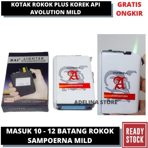 EP - Kotak Rokok Plus Korek Avolution Mild / Kotak Rokok Pendek ...
