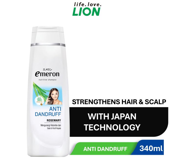 Emeron Shampoo Anti-Dandruff 340ml | Lazada