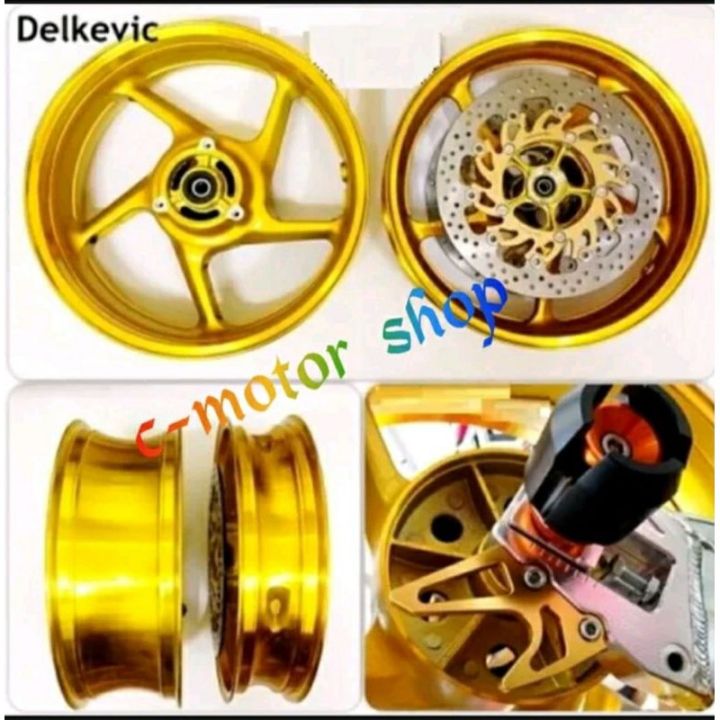 Velg Delkevic Ninja 250fi Single Disc Tapak Lebar Velg Delkevic Ninja ...