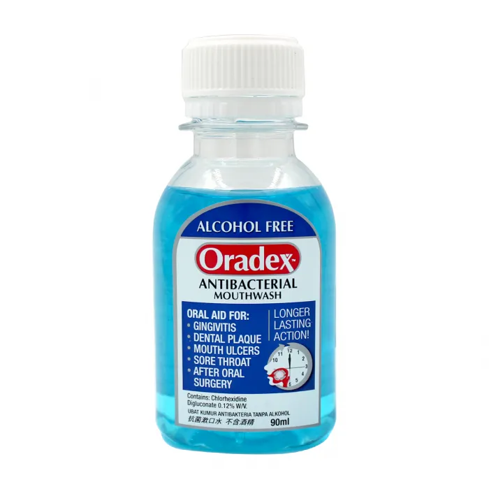Oradex Antibacterial Mouthwash (90ml) | Lazada