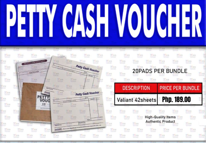 Petty Cash Vouchers bundle 20 pads | Lazada PH