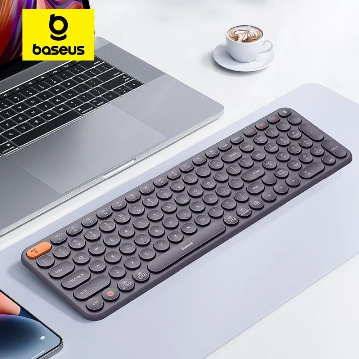 Baseus Wireless Keyboard 2.4G Bluetooth 5.0 With Numeric Keycap For ...