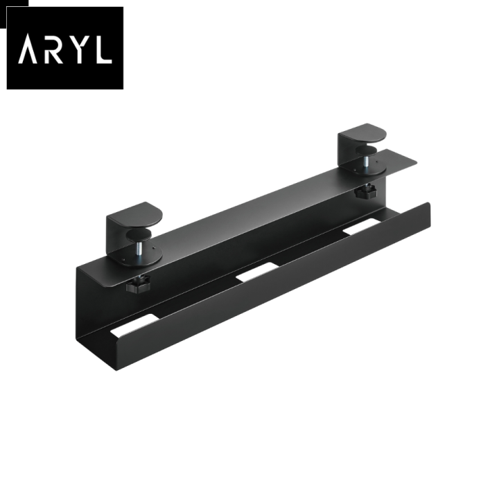 the Aryl™ Clamp-On Under Desk Cable Management Tray | Lazada
