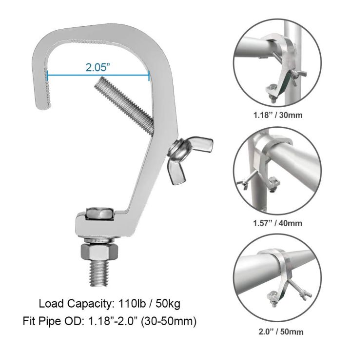 Heavy-duty High-quality Aluminum Alloy Stage Light Clamp Hook Clamp ...