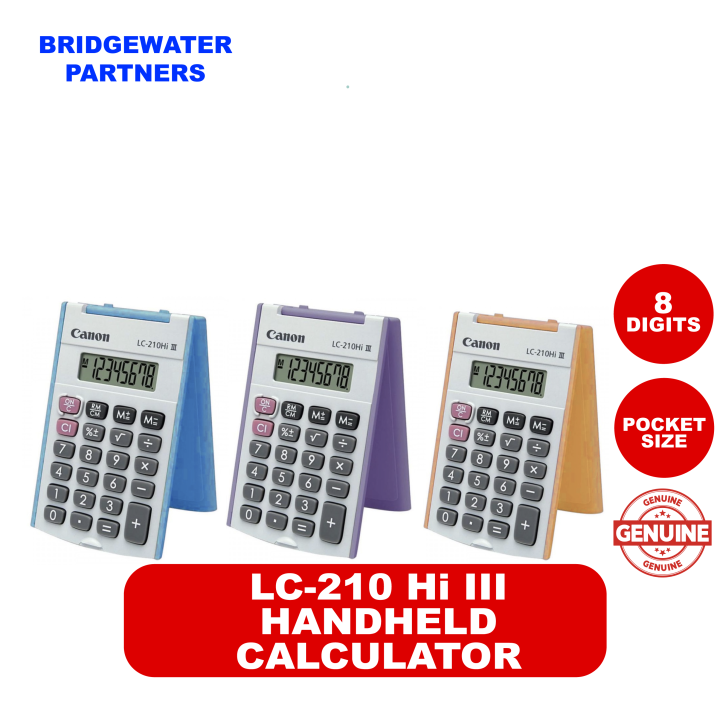 Canon LC-210 Hi lll Handheld Calcualator | Lazada PH