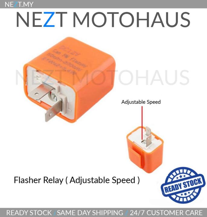 LED Flasher Relay Speed Adjustable Motorcycle Turn Signal Indicator ...