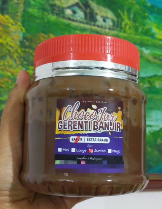 ChocoJar Gerenti Banjir 🔥 Milk Choc 🍫 (JUMBO) 450gram/750ml | Lazada