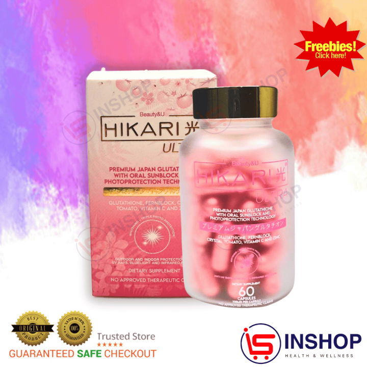 Hikari Premium Japan Glutathione with Sunblock 60 capsules | Lazada PH