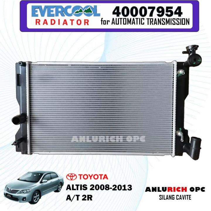 EVERCOOL RADIATOR ASSEMBLY FOR TOYOTA ALTIS 2008-2013 AUTOMATIC ...
