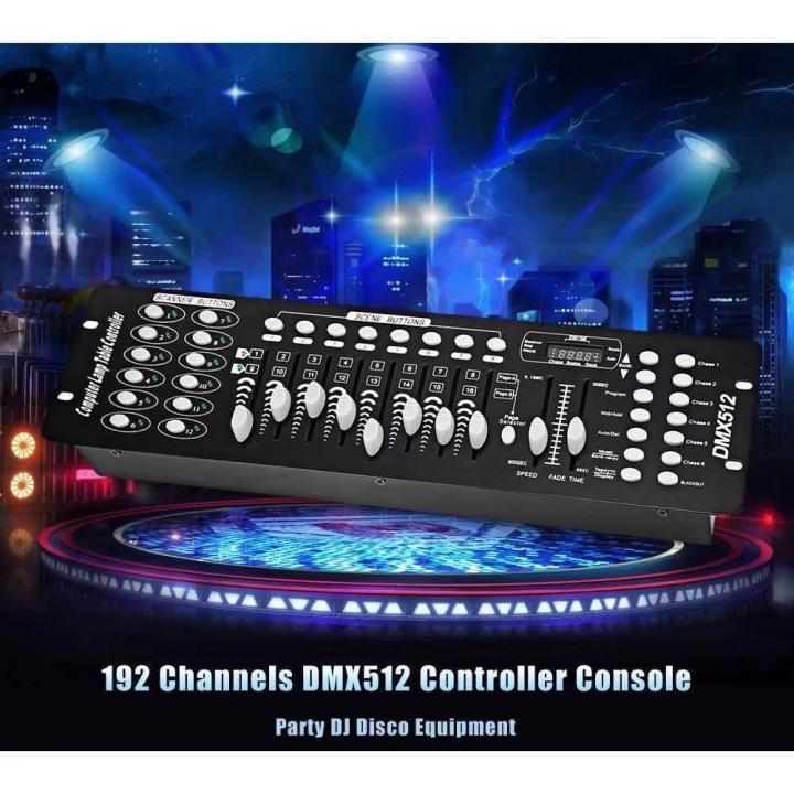 192 DMX 512 Stage DJ Light Controller Lighting Party Pub Night Club DJ ...
