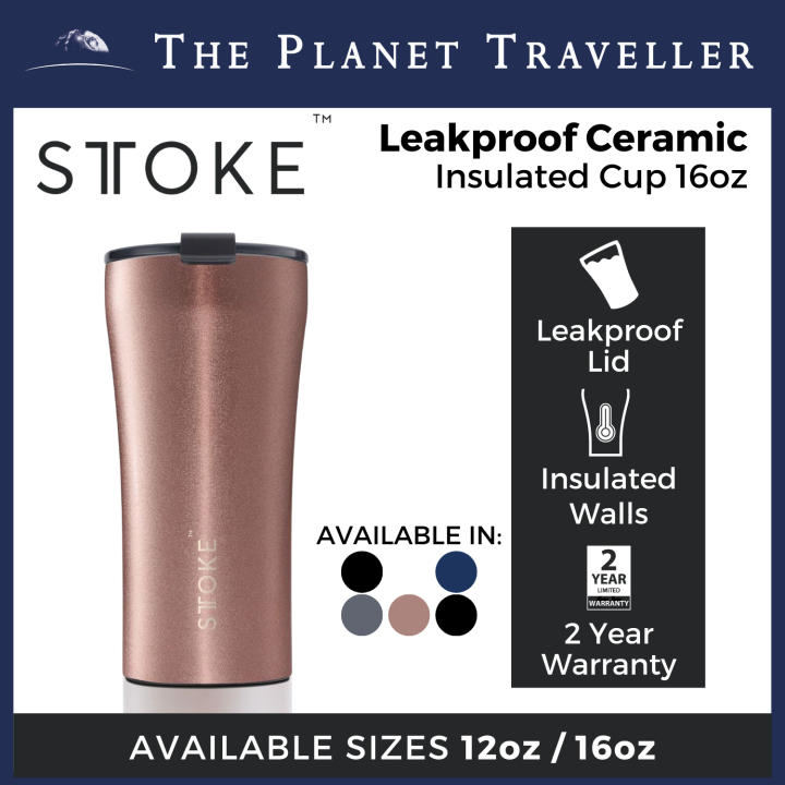 STTOKE Leakproof Ceramic Insulated Cup 16oz | Lazada