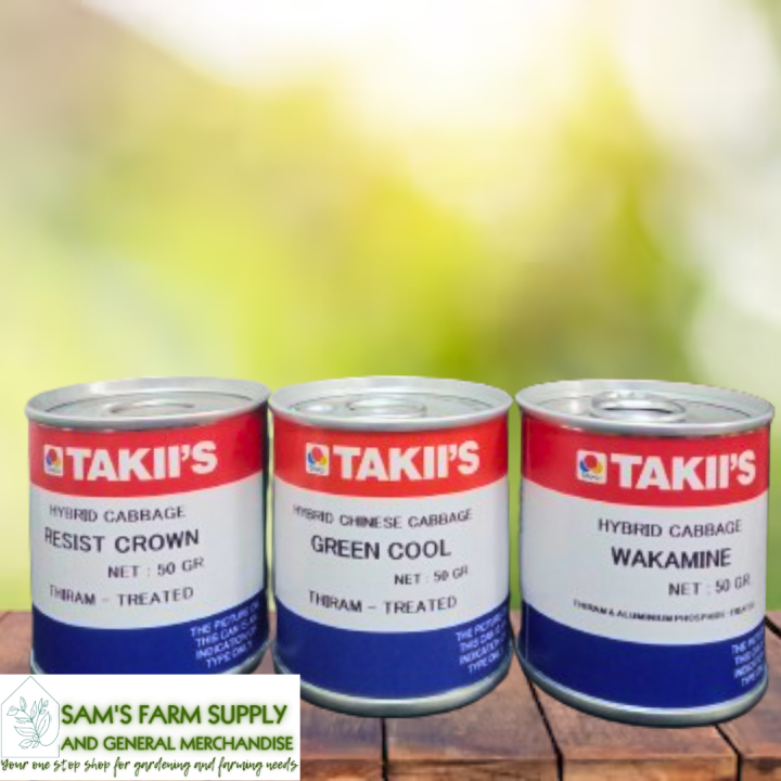TAKII'S HYBRID SEEDS IN 50 GRAMS CAN | Lazada PH