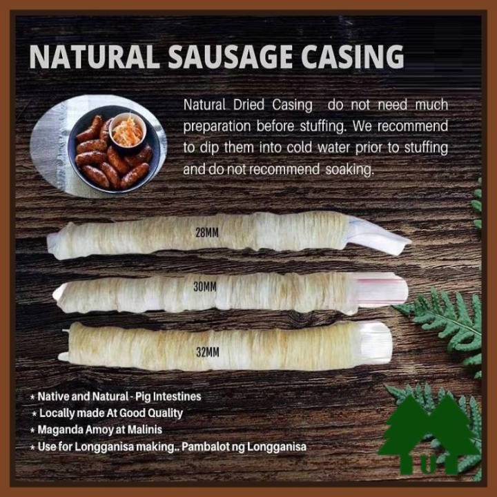 LONGGANISA CASING 8METERS/STICK NATURAL SAUSAGE CASING | Lazada PH