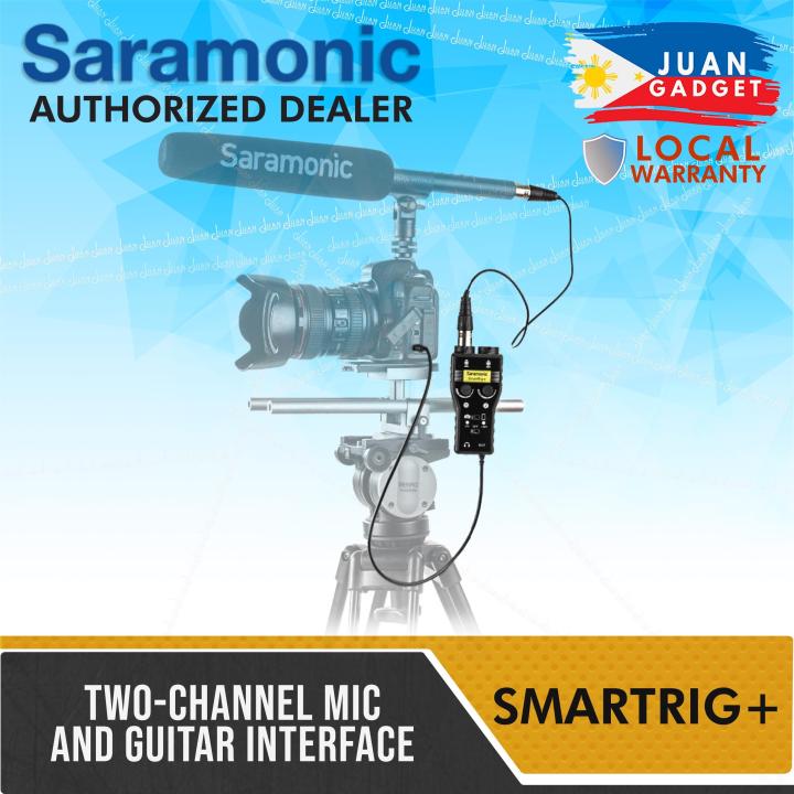 Saramonic Smartrig+ XLR/3.5mm Professional Microphone Audio Mixer Preamp & Guitar Interface | JG ...