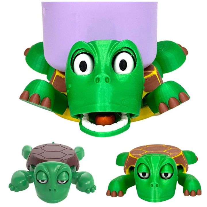 HJKL เปิดตาอัตโนมัติ เสื่อถ้วยรูปเต่า ตลกๆ สร้างสรรค์และสร้างสรรค์ แผ่น ...