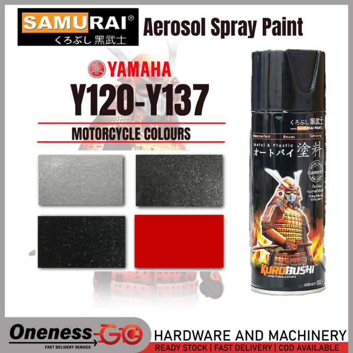 ''SAMURAI'' SPRAY PAINT (MOTORCYCLE COLOUR) YAMAHA SERIES - Y120 ...