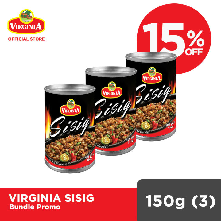 Virginia Sisig 150g x 3 | Lazada PH