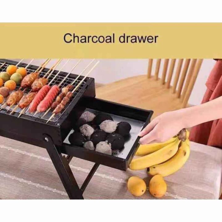 GLM Grill Large Portable And Foldable Charcoal Barbeque BBQ Grill ...