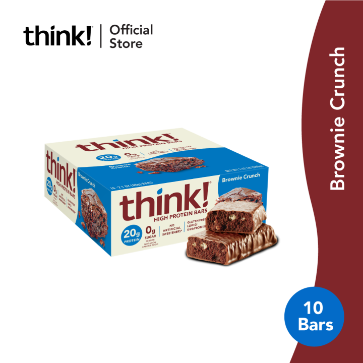Think! High Protein Bar - 10 bars | Lazada
