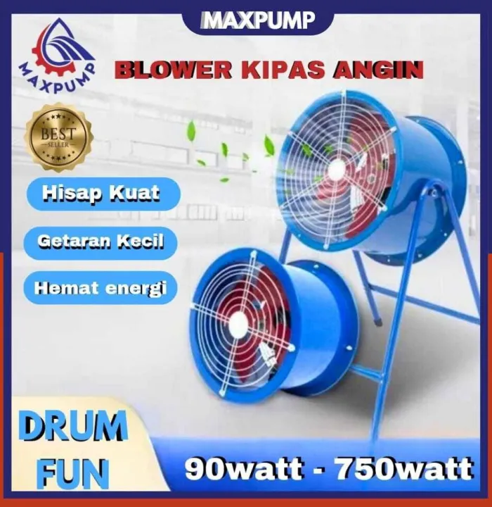 MAXPUMP Exhaust Fan Kipas Angin 8 inch 90W Kipas Blower exhaust angin ...