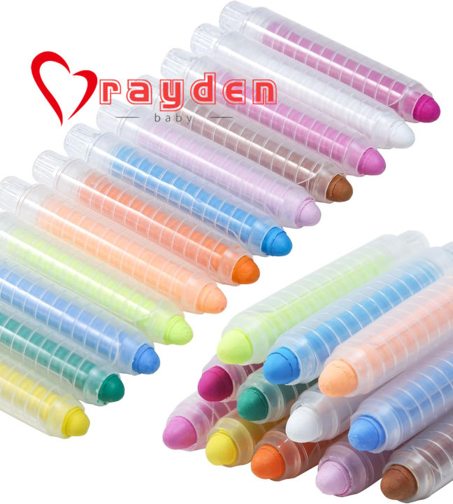 Non-Toxic Dustless Chalk, Colored Chalk With Holder, Best Drawing ...