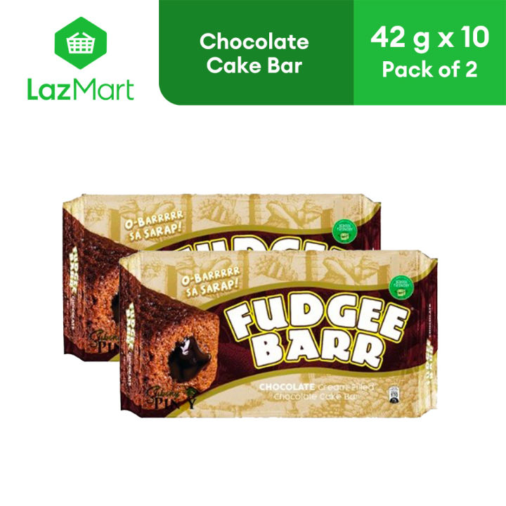 Fudgee Barr Choco 42 g x 10 - Pack of 2 | Lazada PH