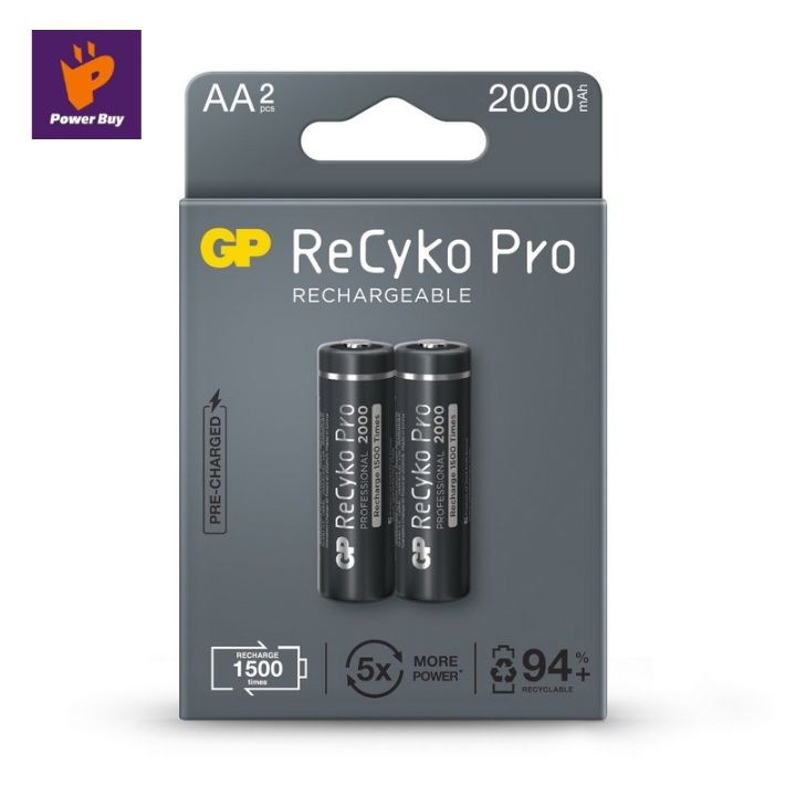 GP BATTERIES ถ่านชาร์จ (AA) รุ่น GP210AAHCB-2 | Lazada.co.th