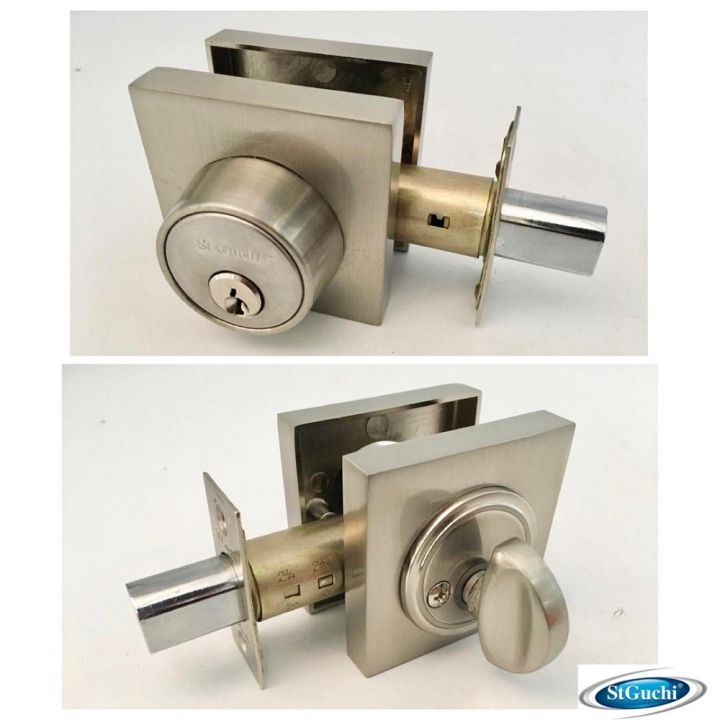 St Guchi Heavy Duty Single Square DeadBolt Lock | Lazada