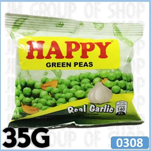 JM FG-0308 | JM Foods | [SET OF 3] Happy Green Peas | Real Garlic ...