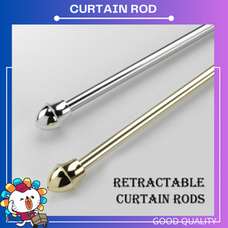 Curtain Cafe Rod, Kurtina Cafe Rod Adjustable Extendable per set Gold ...